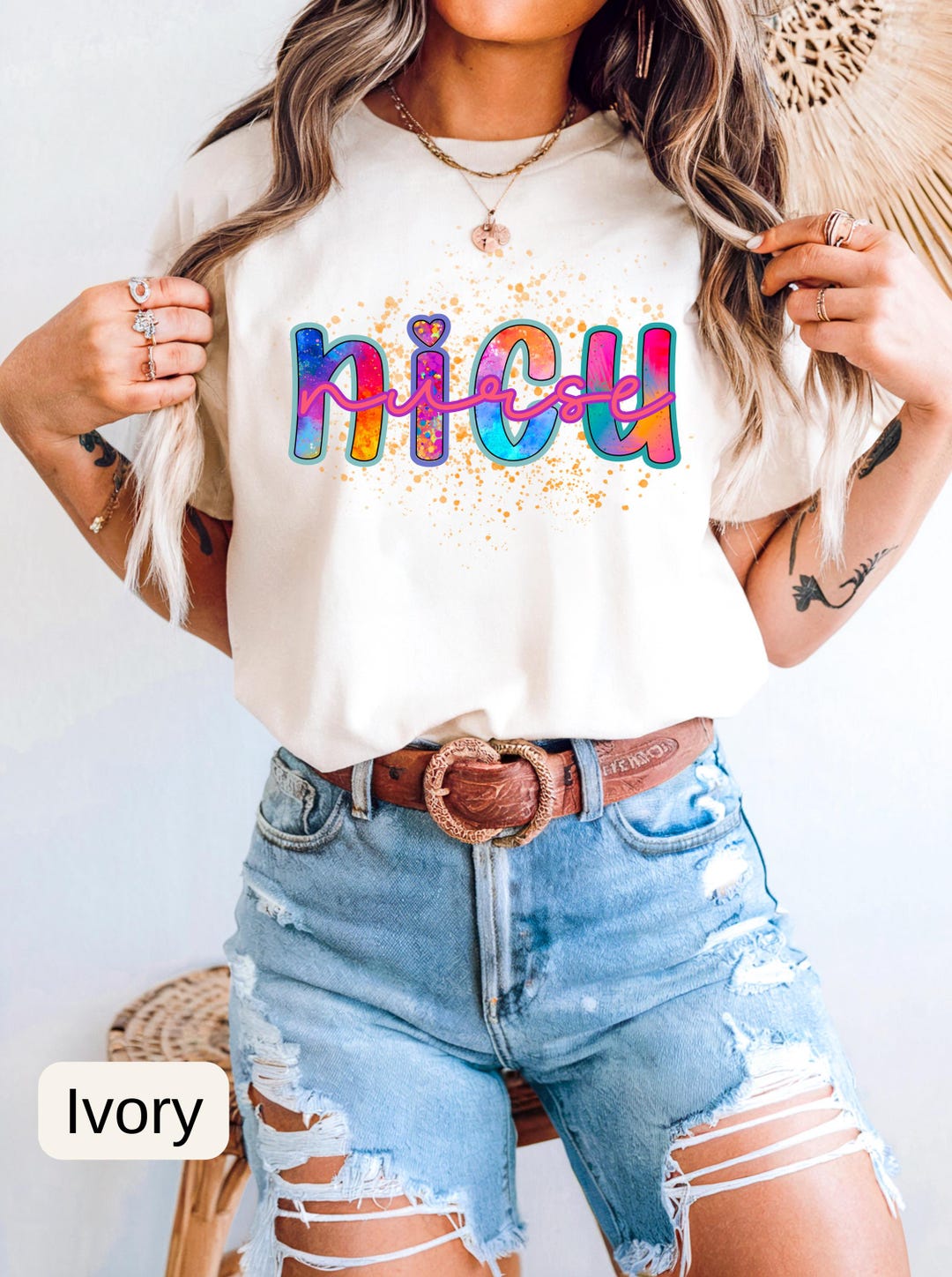 Comfort Colors® NICU Shirt – Colorful NICU Awareness Sweatshirt - Etsy