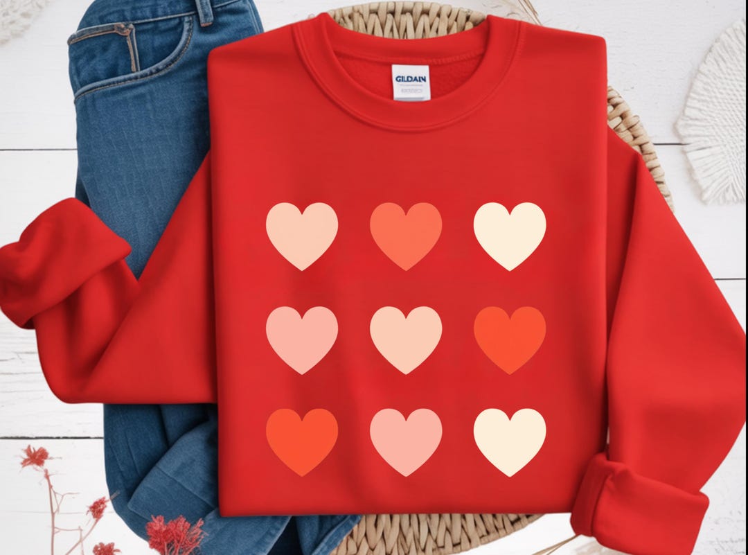 Valentine Shirt | Minimalist Neutral Heart Icons | Modern Love Apparel ...