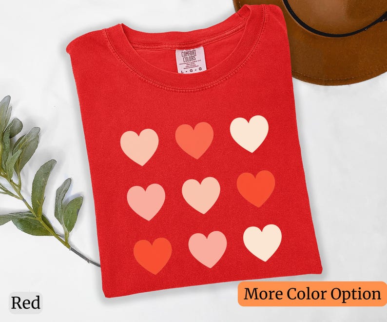 Valentine Shirt | Minimalist Neutral Heart Icons | Modern Love Apparel ...