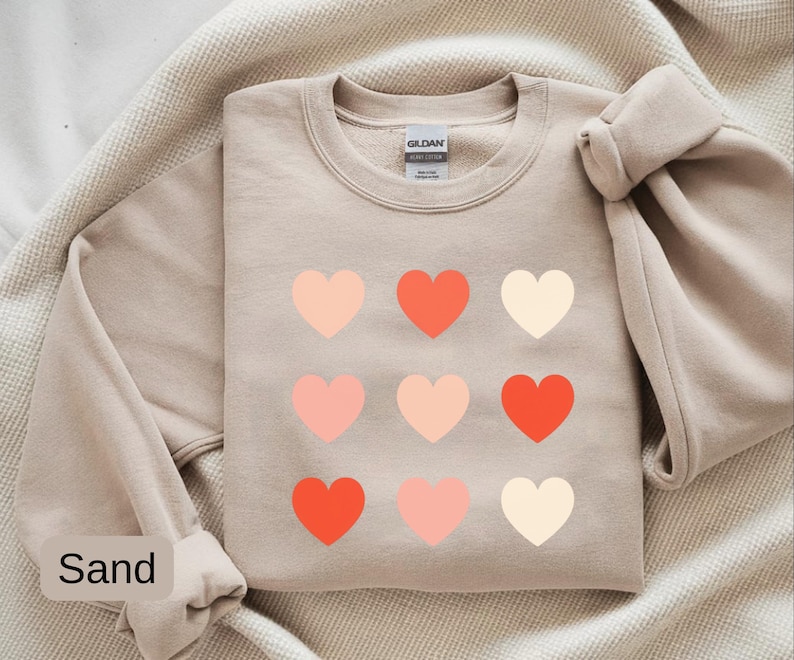 Valentine Shirt | Minimalist Neutral Heart Icons | Modern Love Apparel ...