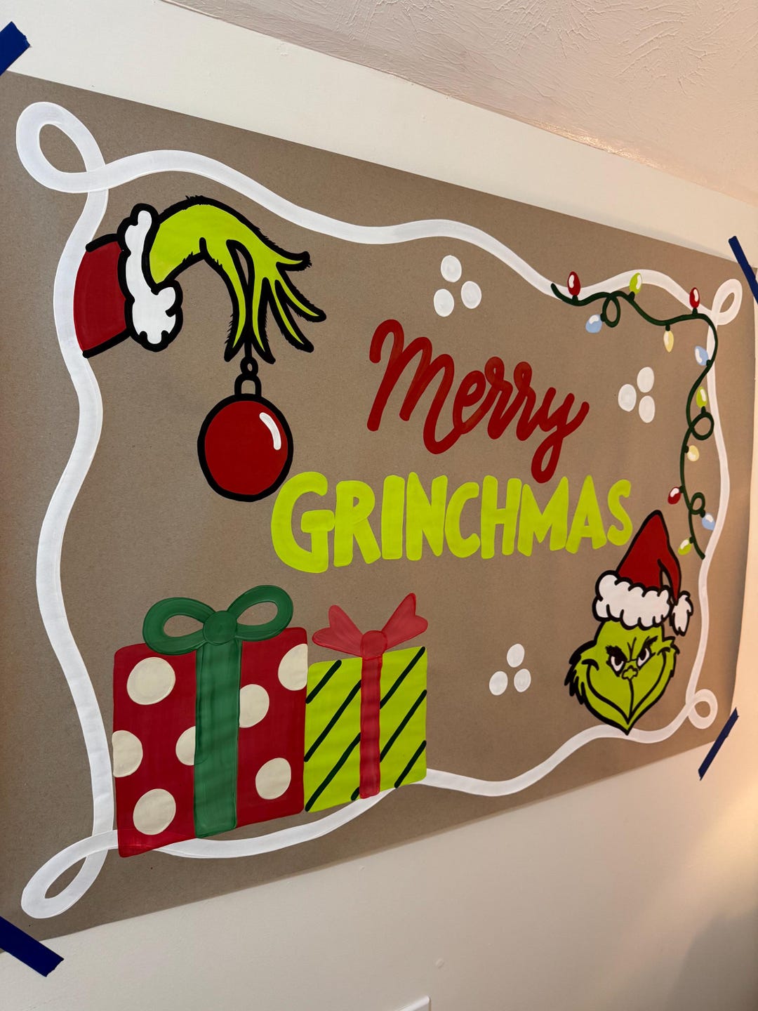 Grinchmas Birthday Banner - Etsy