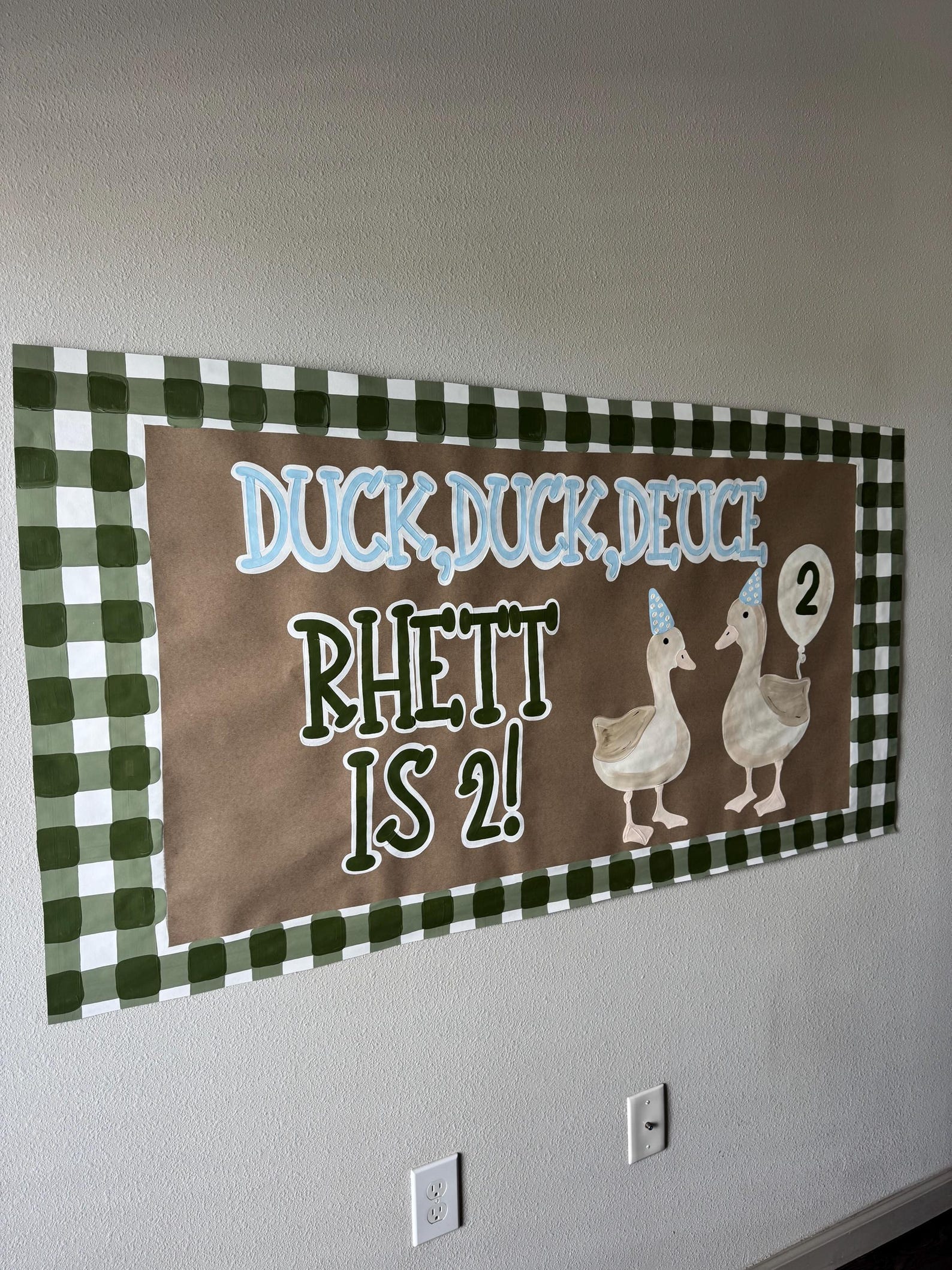 Duck, Duck, Deuce Birthday Banner - Etsy