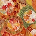 Handmade 7x10 Autumn Harvest Collage #16 Cotton Fabric Block Panel - Etsy