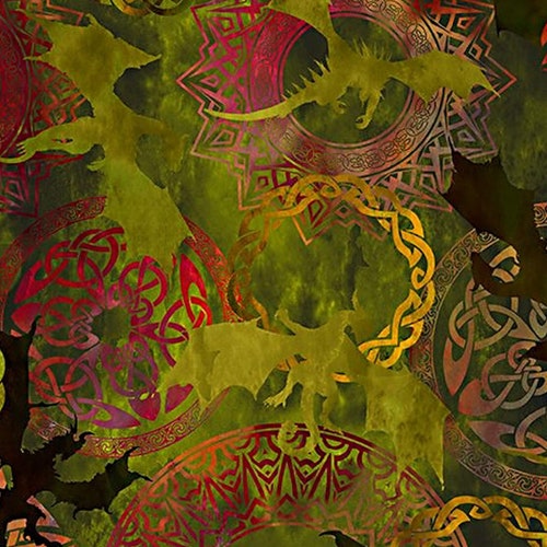 Celtic Red Dragon Panel in the Beginning Jason Yenter 1 - Etsy