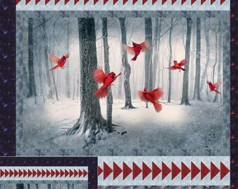 Cardinal quilt | Etsy