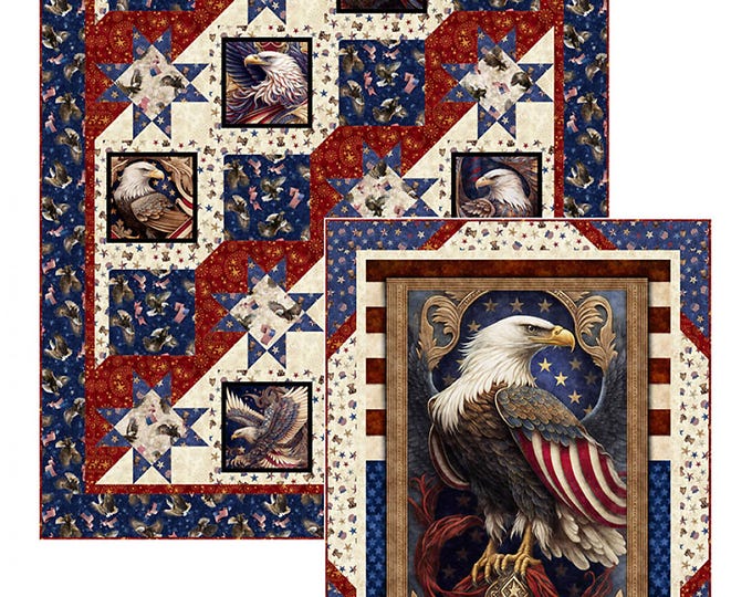 American Spirit - Pine Tree Country Quilts - Quilt Pattern Top 59" X 71 ...