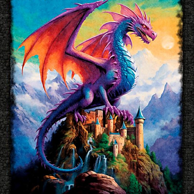 Dragons Quilt Panels - Etsy