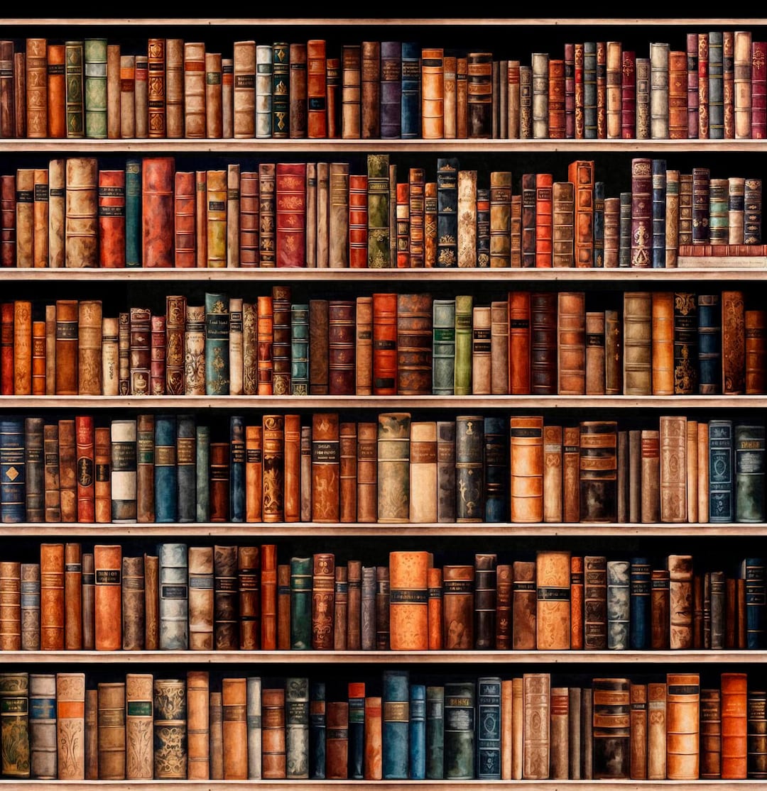 Bookworm Shelf - Morris Creative Group - QT Fabrics - Yardage - More ...