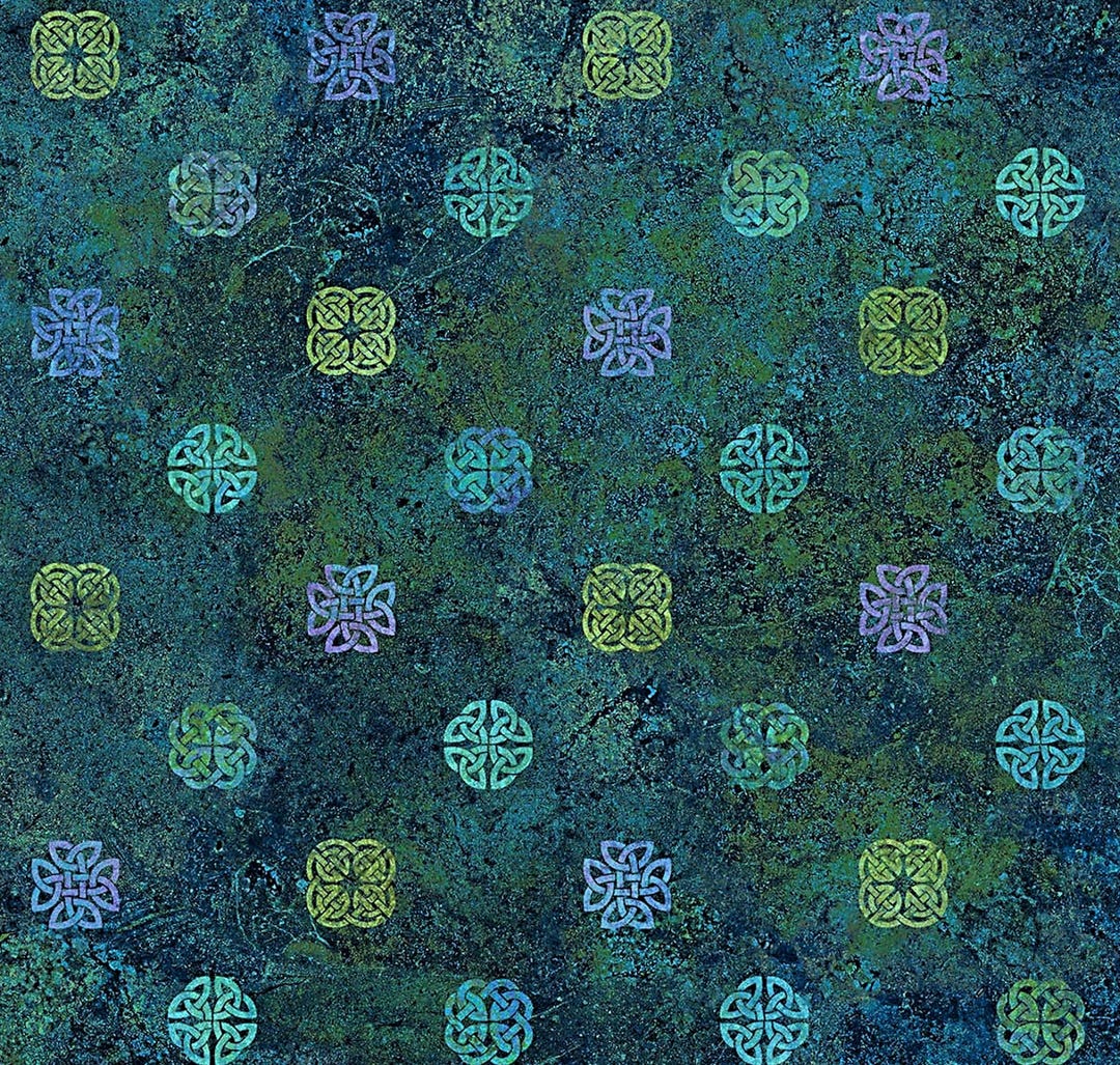 Stonehenge Celtic Roots Navy Knots - Sara Lister - 1 Short Yard 35" - Etsy