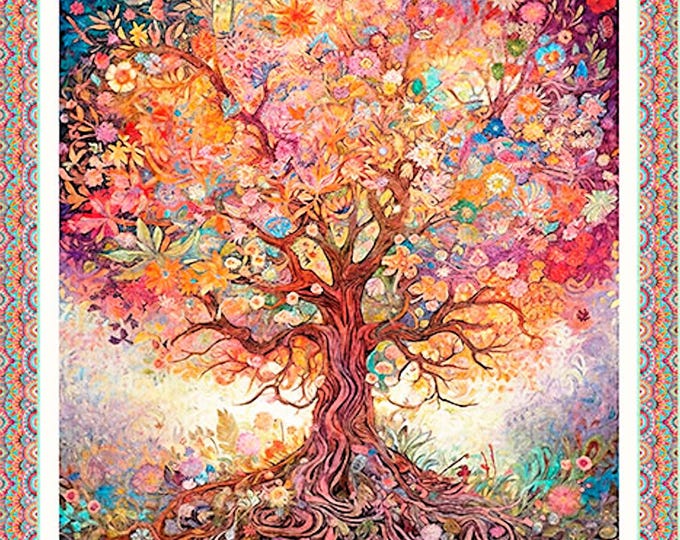 New - Spring Bling Tree Panel - QT Fabrics - 1 Yard Panel - More ...