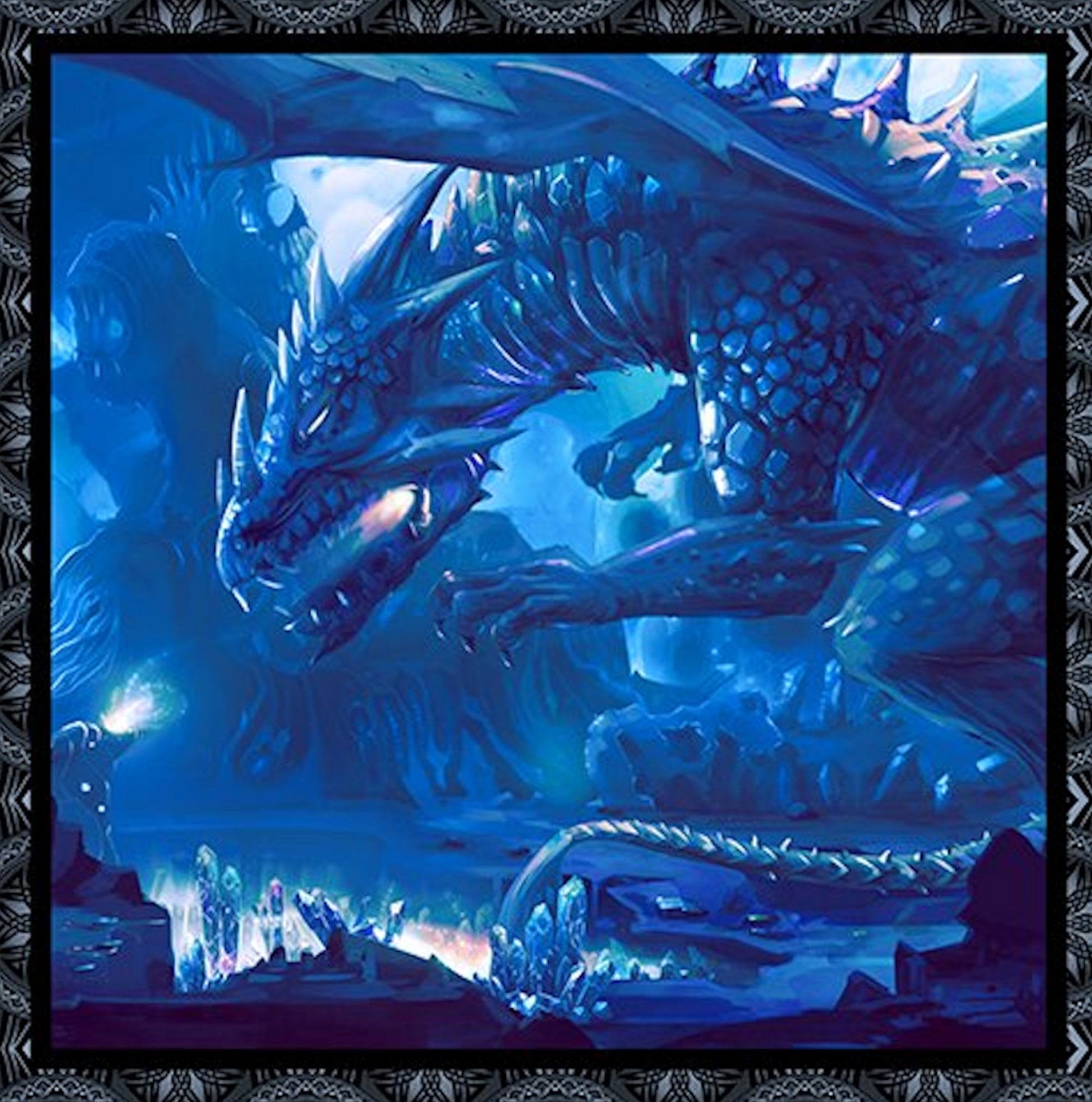 Celtic Blue Fury Dragon Blocks in the Beginning Jason Yenter 1 Yard ...