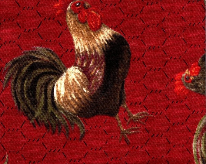 Rise and Shine Roosters Wilmington Prints 1 Yard Short - Etsy Rise and Shine Roosters Wilmington Prints 1 Yard Short - Etsy