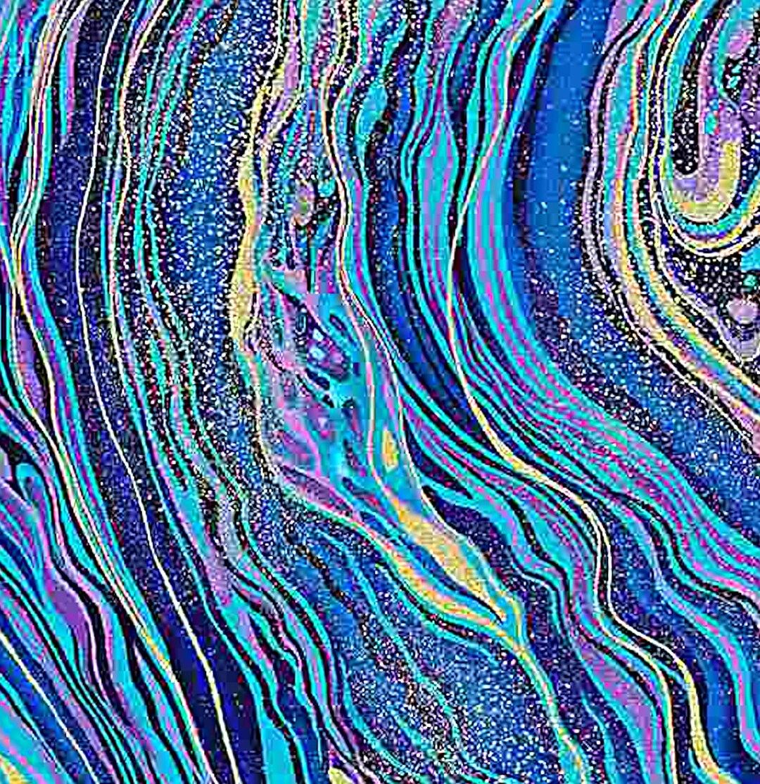 Utopia Metallic Marble Timeless Treasures Fat Quarter - Etsy