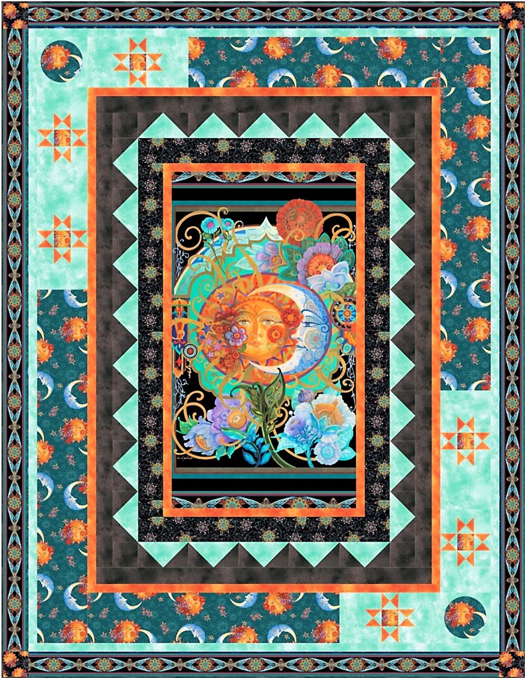 Picture It - Moon and Sun Quilt - the Sweet Tea Girls Pattern - Quilt ...