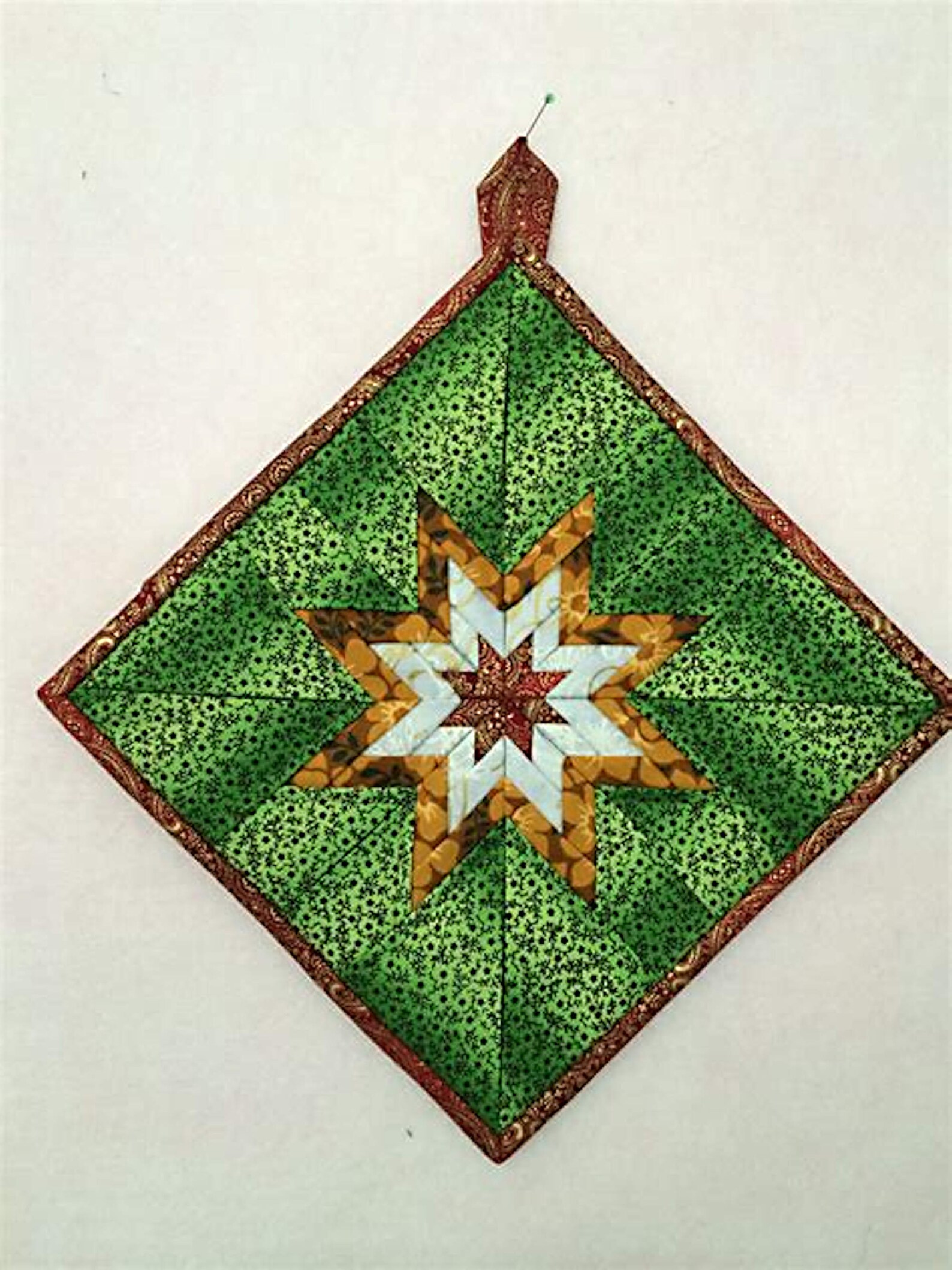 Folded Star Squared Hot Pad - Plum Easy Patterns - Etsy