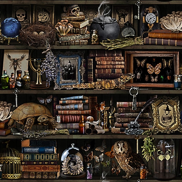 Library Book Fabric - Etsy