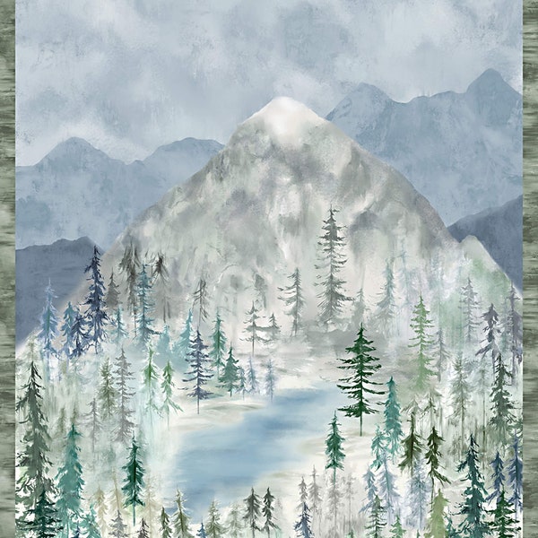 Mountain Scene Quilt - Etsy