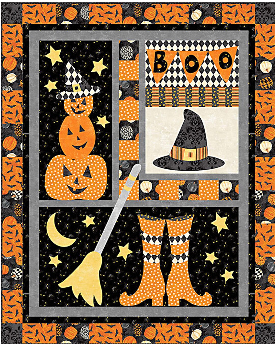 Hocus Pocus - the Whimsical Workshop Designs - Quilt Pattern - Etsy