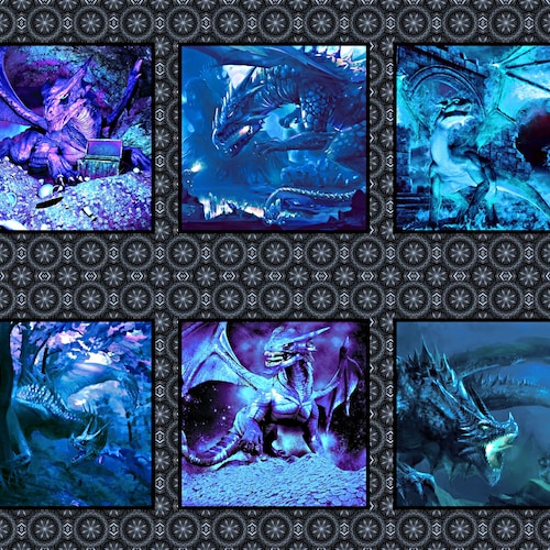 Red Dragon Large Panel by Jason Yenter for in the Beginning - Etsy