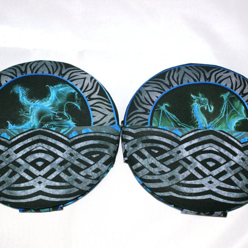 Celtic Blue Fury Dragon Border Stripe - in the Beginning - Jason Yenter ...