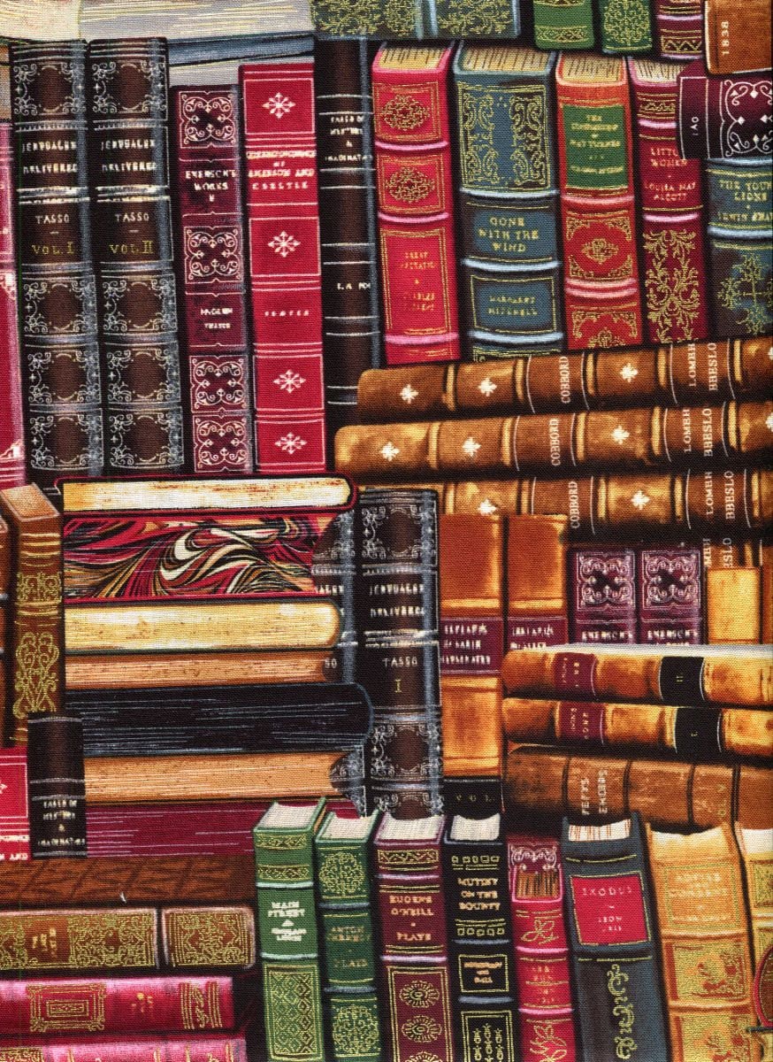 Library Books - Timeless Treasures - 1 Yard - More Available - by the ...