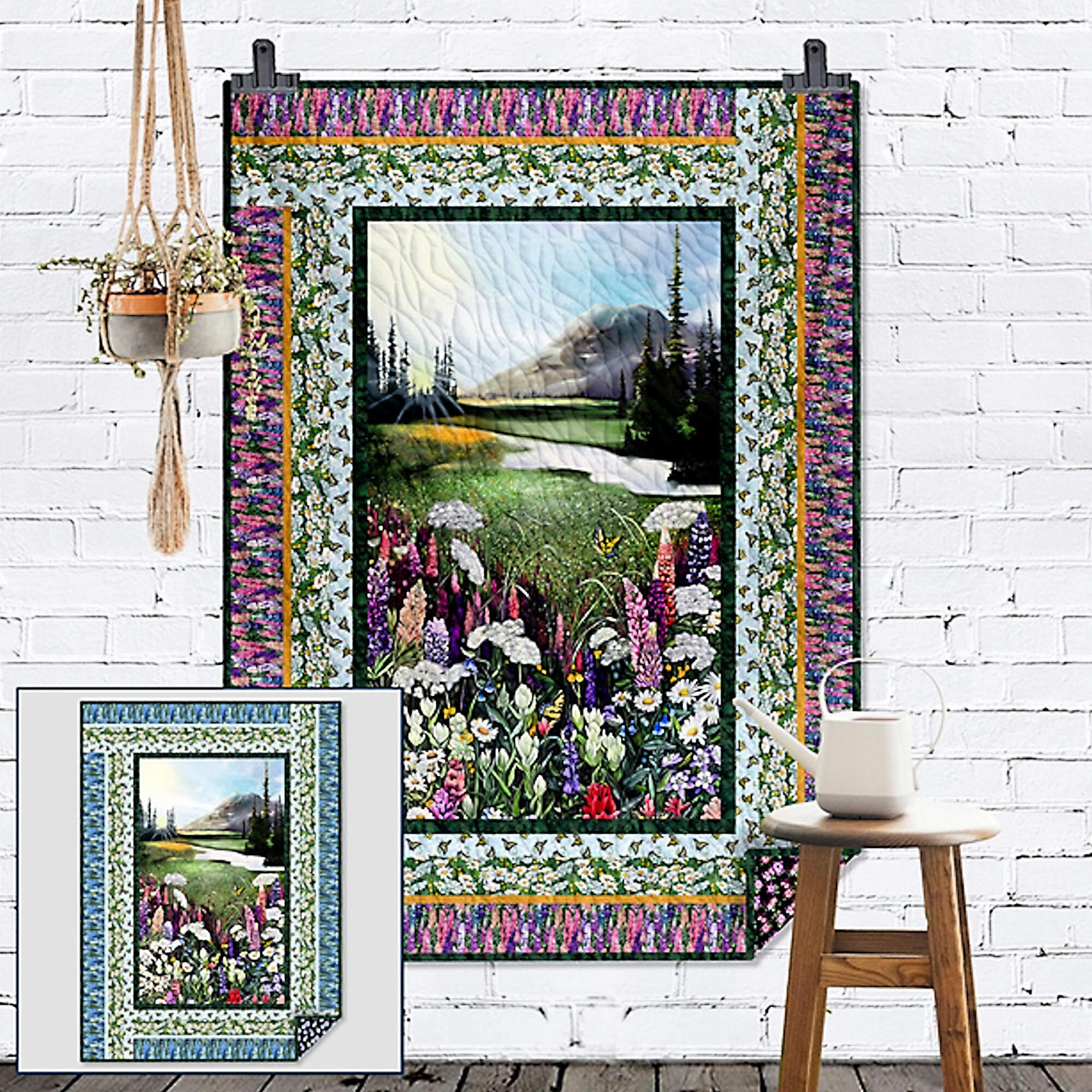 Woodland Digital - Cedar West - Clothworks - 1 Panel (24") - More ...