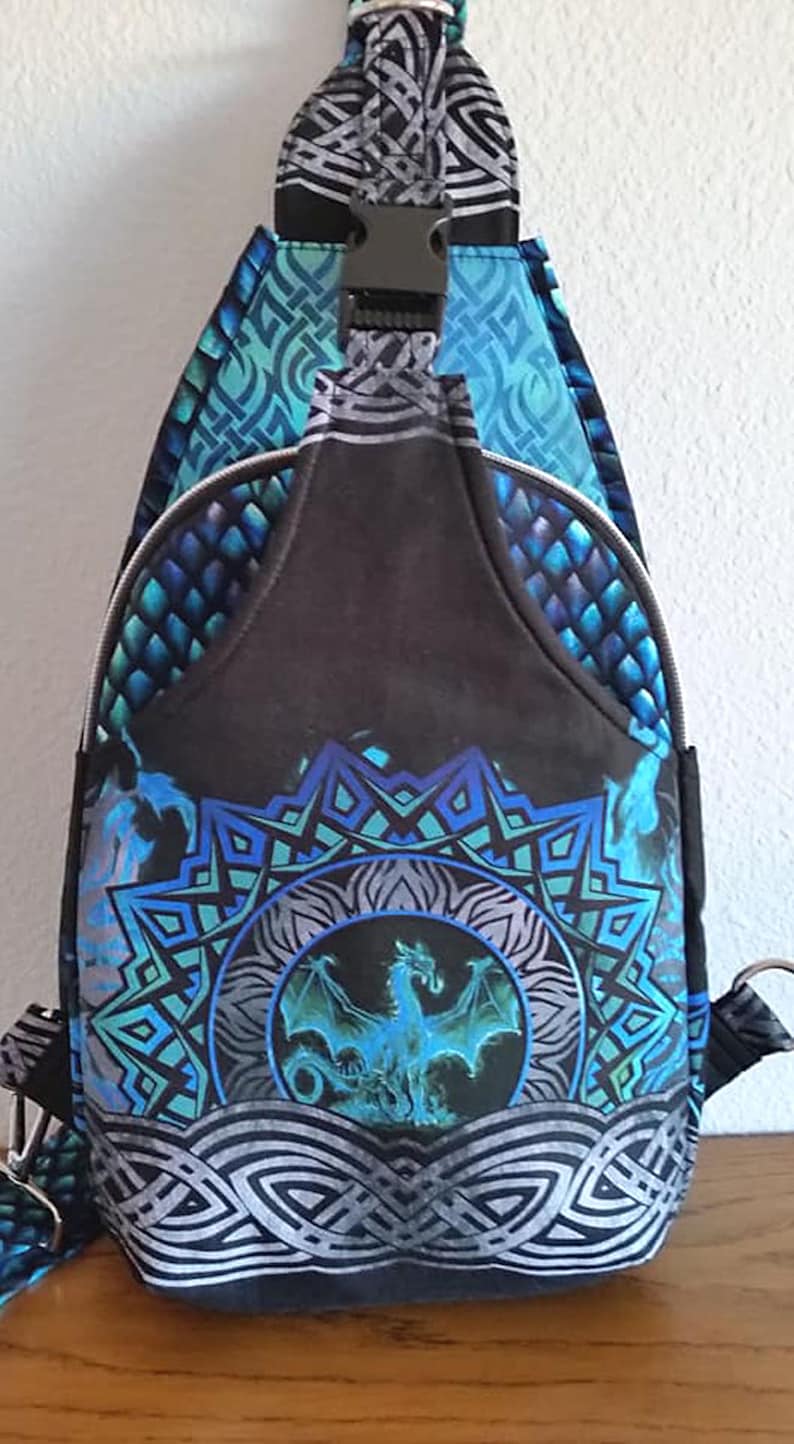 Celtic Blue Fury Dragon Border Stripe - in the Beginning - Jason Yenter ...