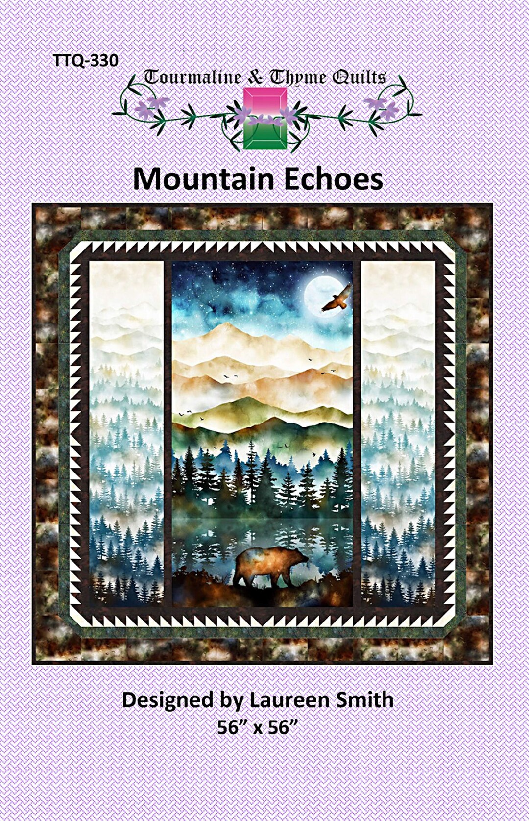 Mountain Echoes - Laureen Smith - Quilt Pattern - Touramaline & Thyme ...