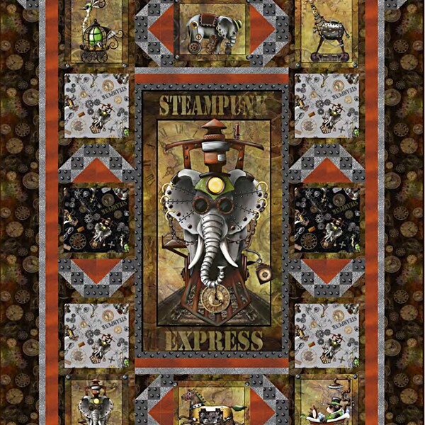 Steampunk Quilt Kit - Etsy