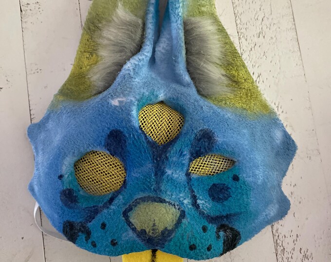Alien Cat Serval Therian Mask Velcro Tongue Lined Mq - Etsy