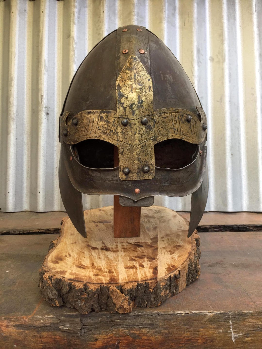 Medieval Beowulf Helmet With Visor. Excellent Replica!! - Etsy