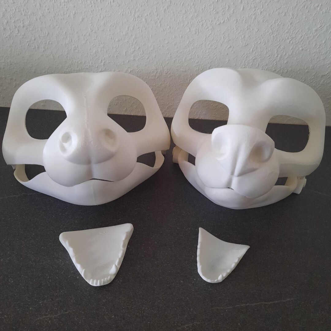 Furry Fursuit Head Bases 3D Print - Etsy