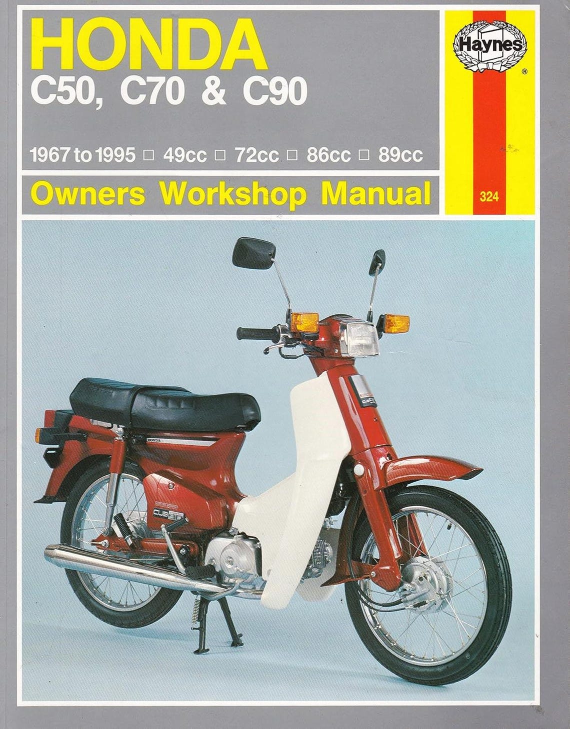 1967-1995 Honda C50 C70 C90 Service Repair Manual (haynes) - Etsy