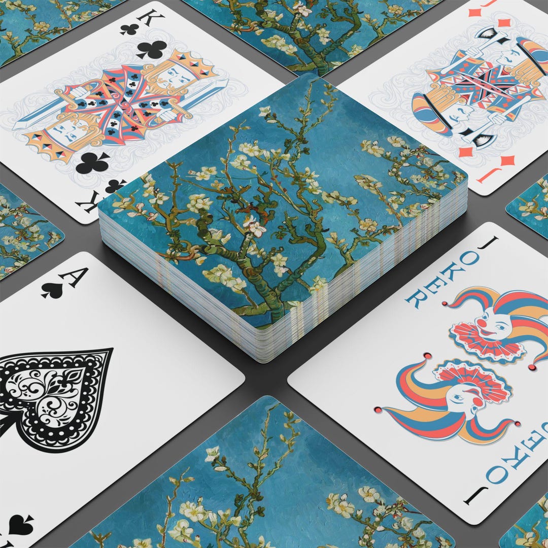 Artistic Poker Playing Cards Set, Unique Gift for Card Game Lovers ...