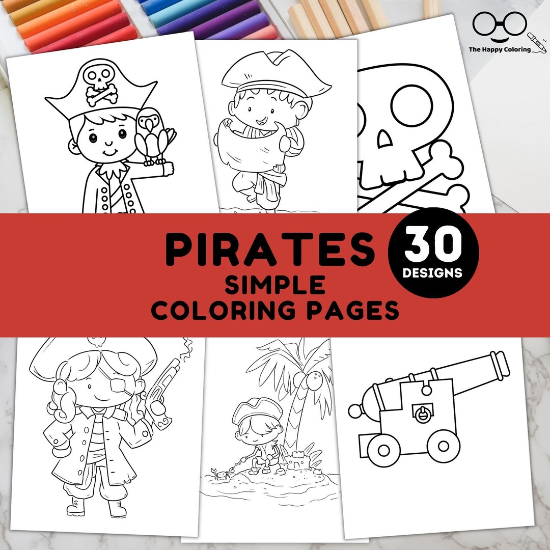 Pirates Coloring Pages | 30 Swashbuckling and Fun Designs for Kids and ...