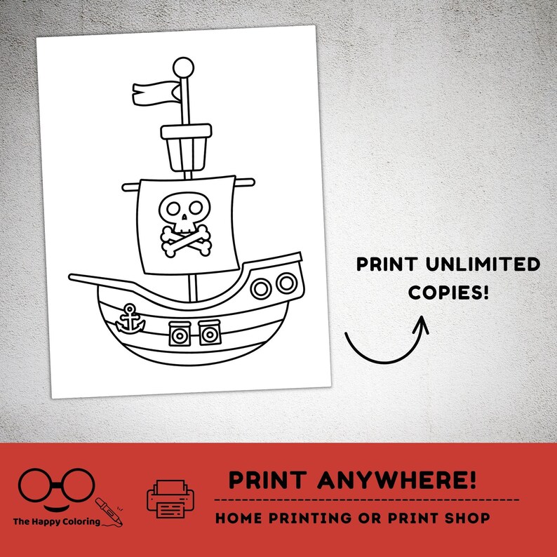 Pirates Coloring Pages | 30 Swashbuckling and Fun Designs for Kids and ...