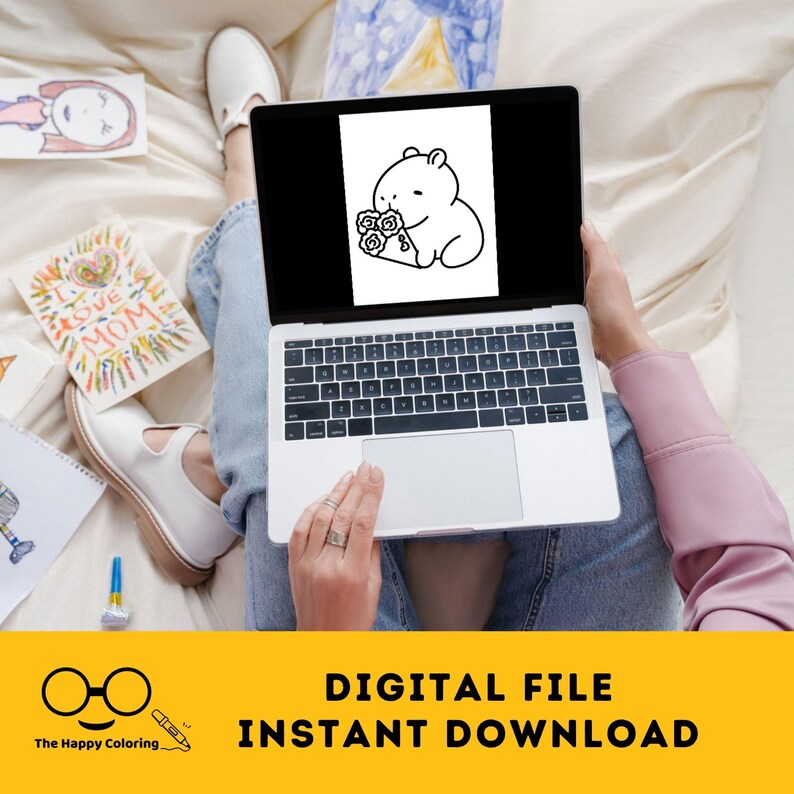 Cute Capybara Coloring Pages | Printable Capybara Sheets for Kids and ...