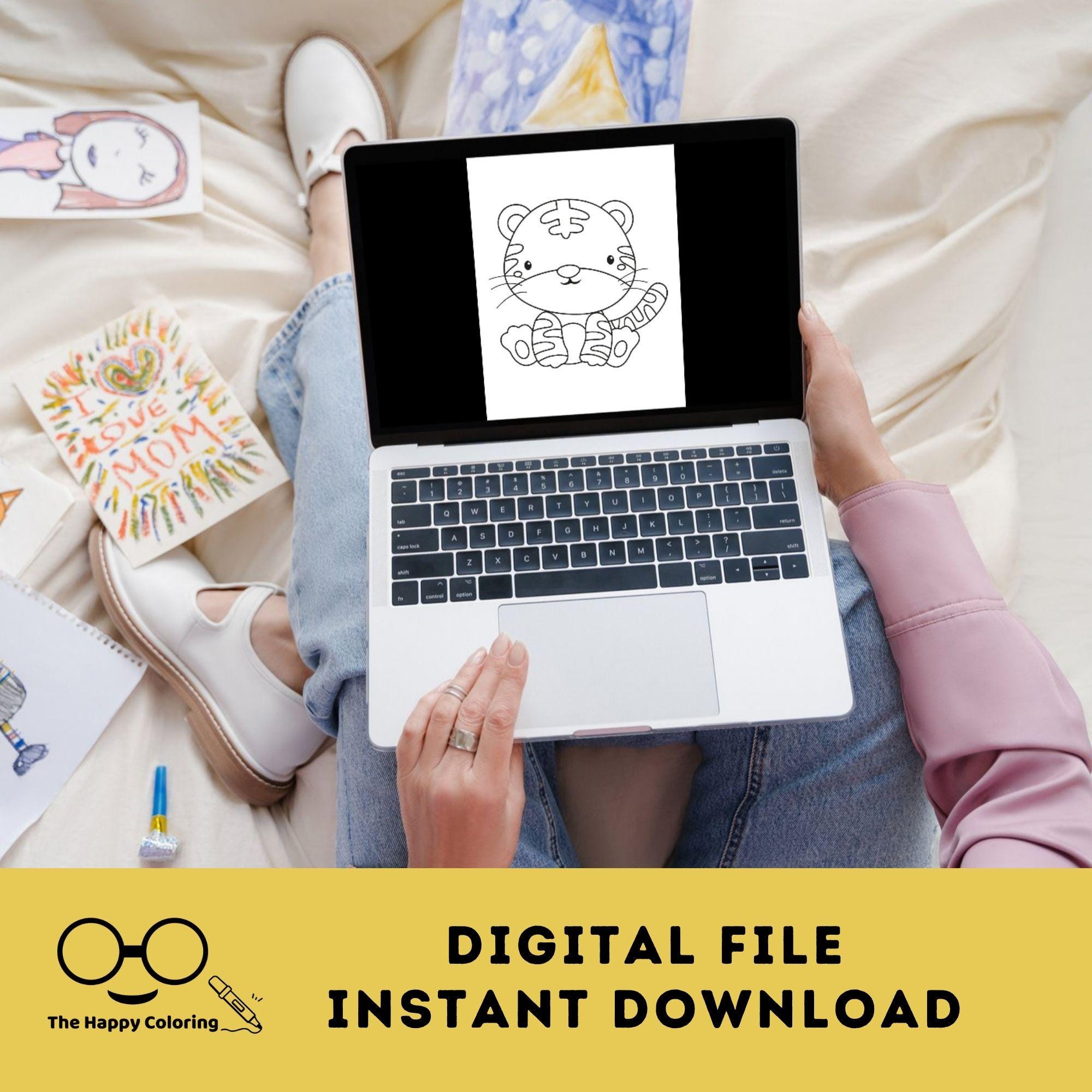 Cute Safari Coloring Pages | Printable Safari Animals | Coloring Pages ...