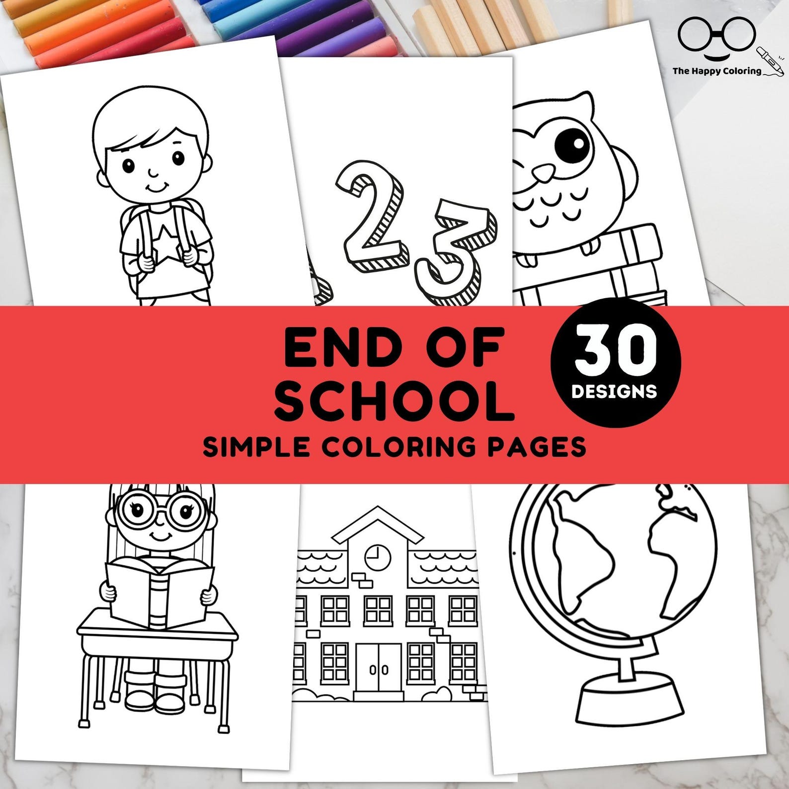 End of School Coloring Pages | Printable School and Graduation Sheets ...