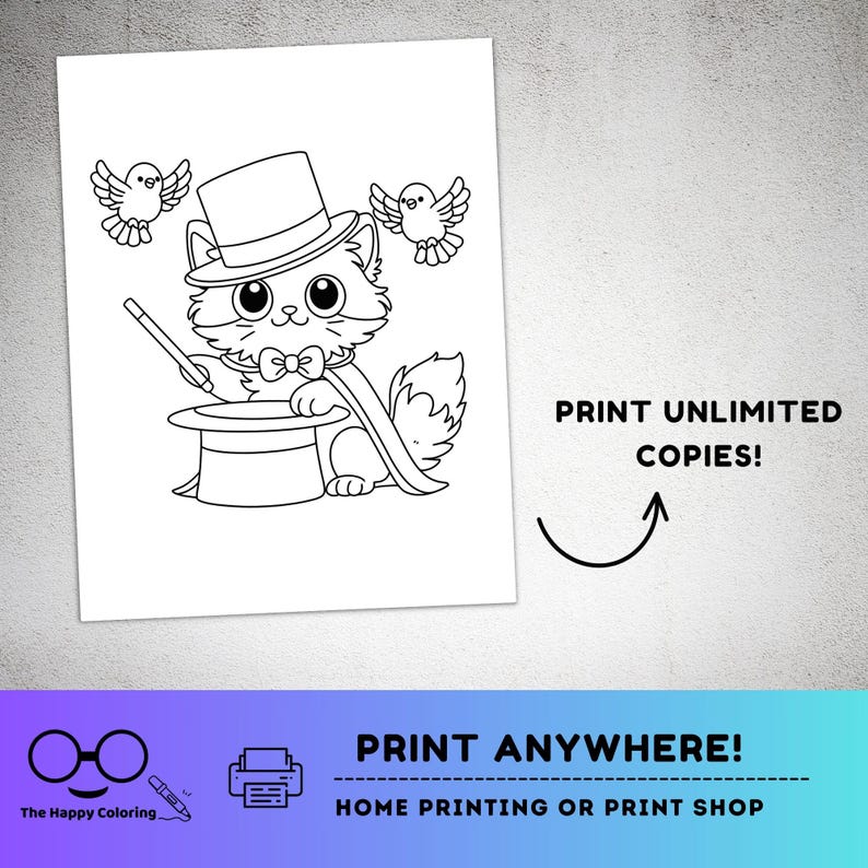 Magic Coloring Pages | Printable Wizard Spell Potion | Magician Girl ...