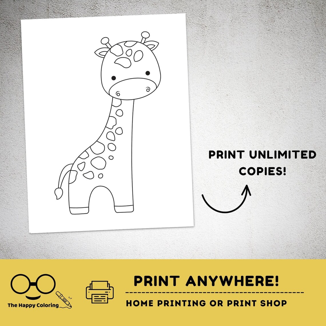 Cute Safari Coloring Pages | Printable Safari Animals | Coloring Pages ...