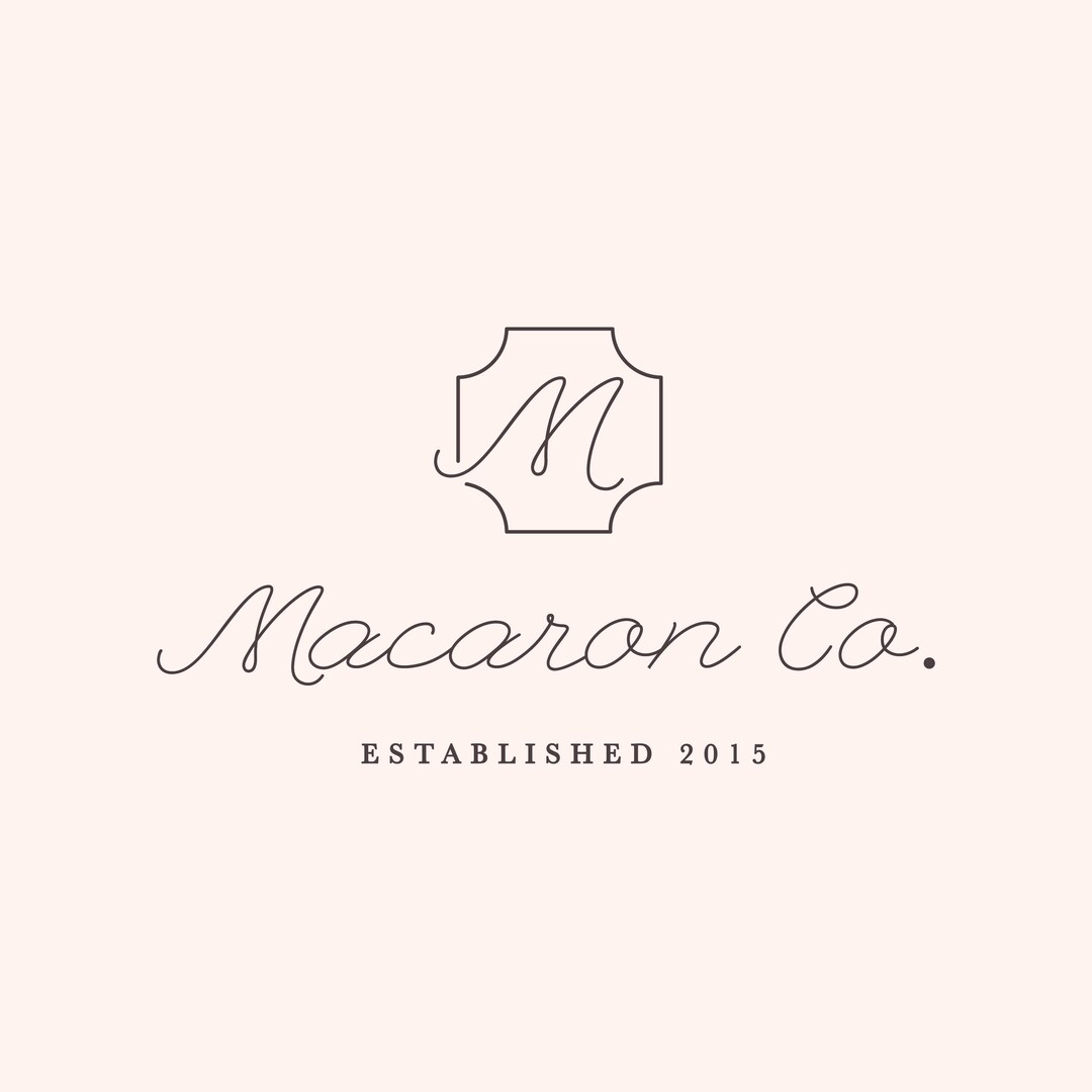 Premade Logo - Classy Elegant Logo, Bakery Logo, Real Estate Logo ...