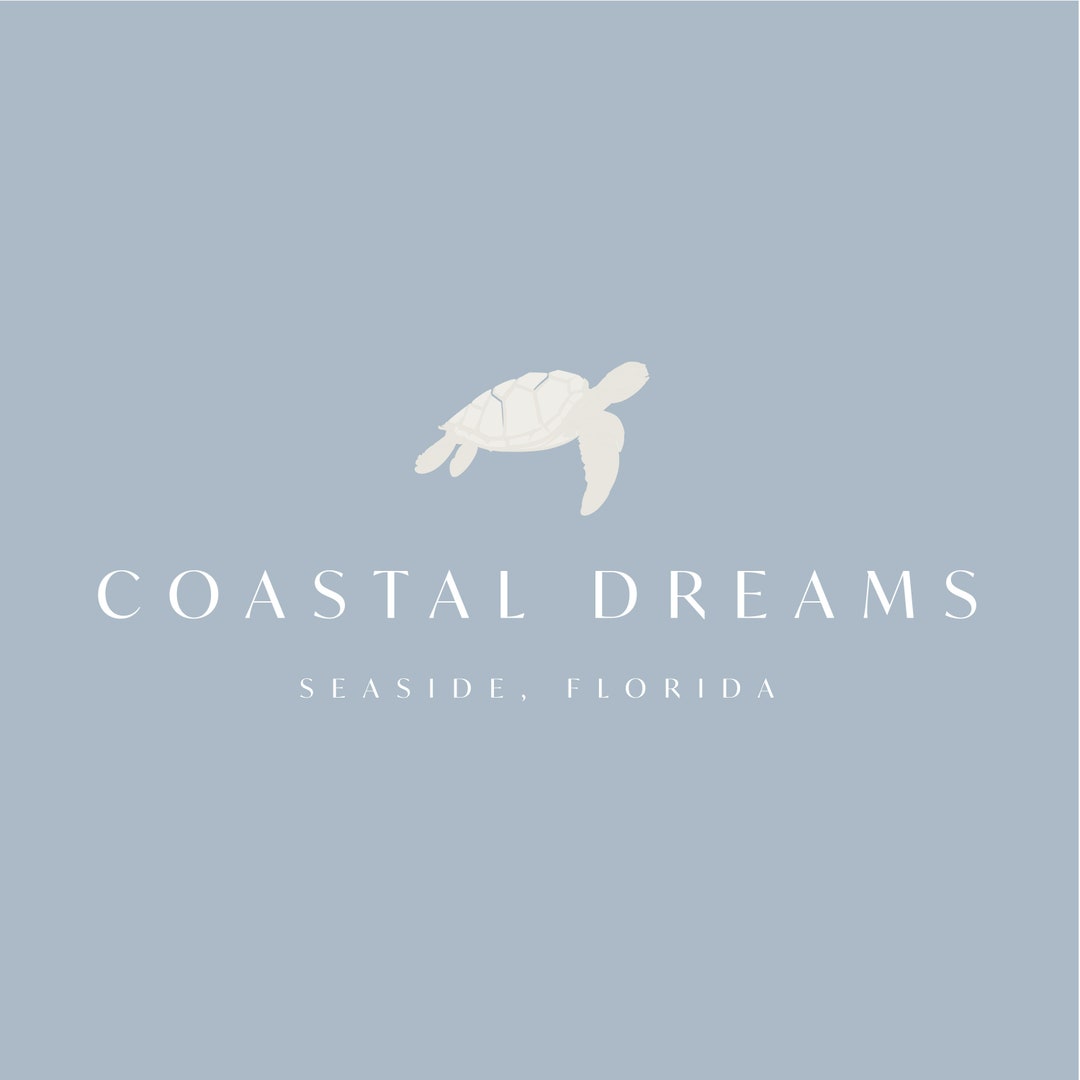 Premade Logo Preppy Logo, Property Logo, Beach House Logo, Boutique ...