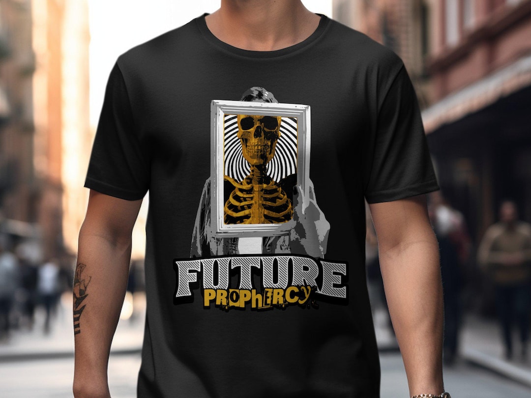 Future Prophecy Digital Art Print, Skull and Frame Digital Download ...