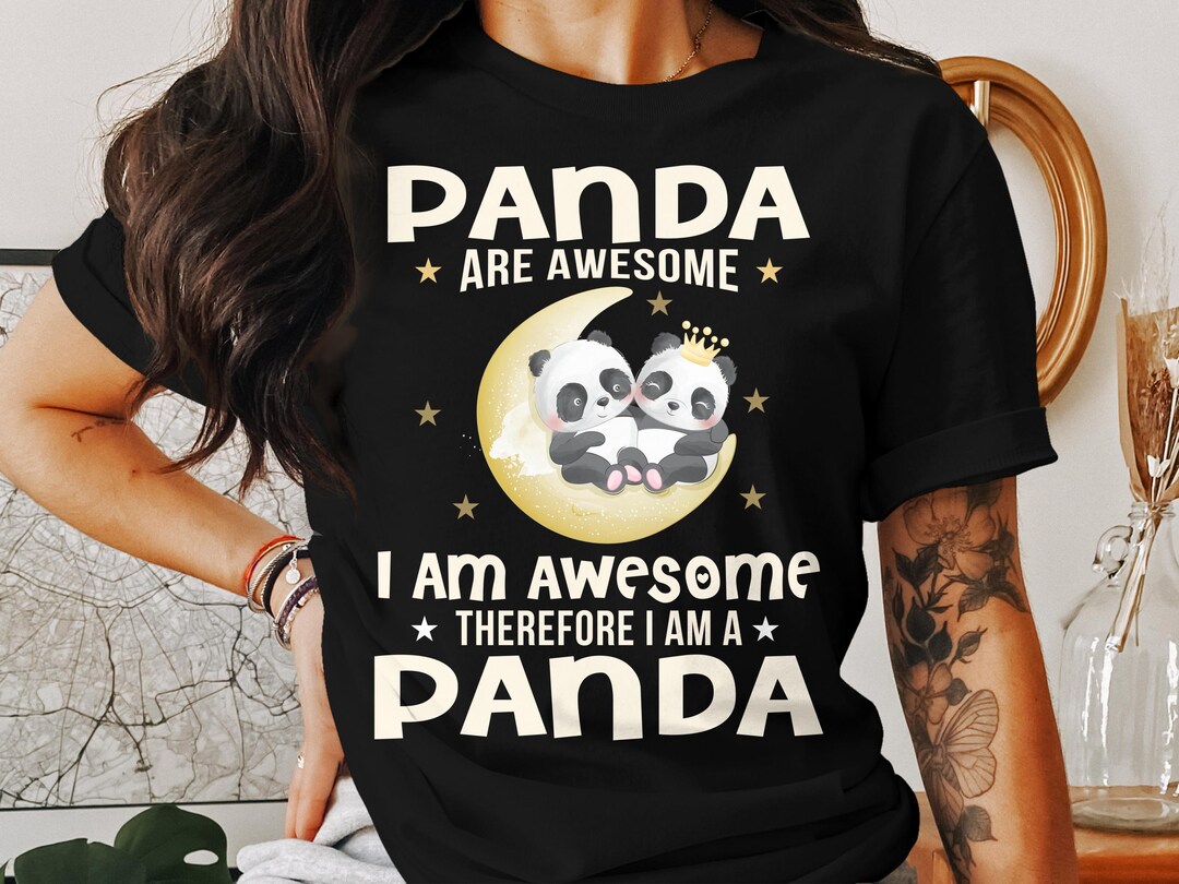 Panda Are Awesome Printable Art, I Am Awesome Therefore I Am A Panda ...