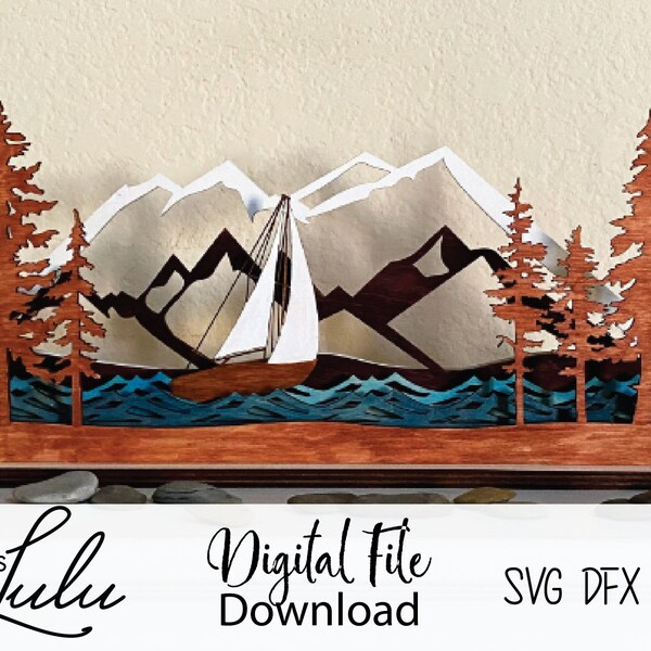 Layered Wood Art - Etsy
