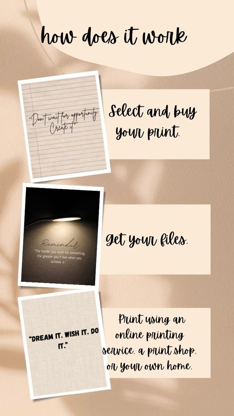 Motivational Posters, for Everyone, Motivational Wall Art, Printable ...