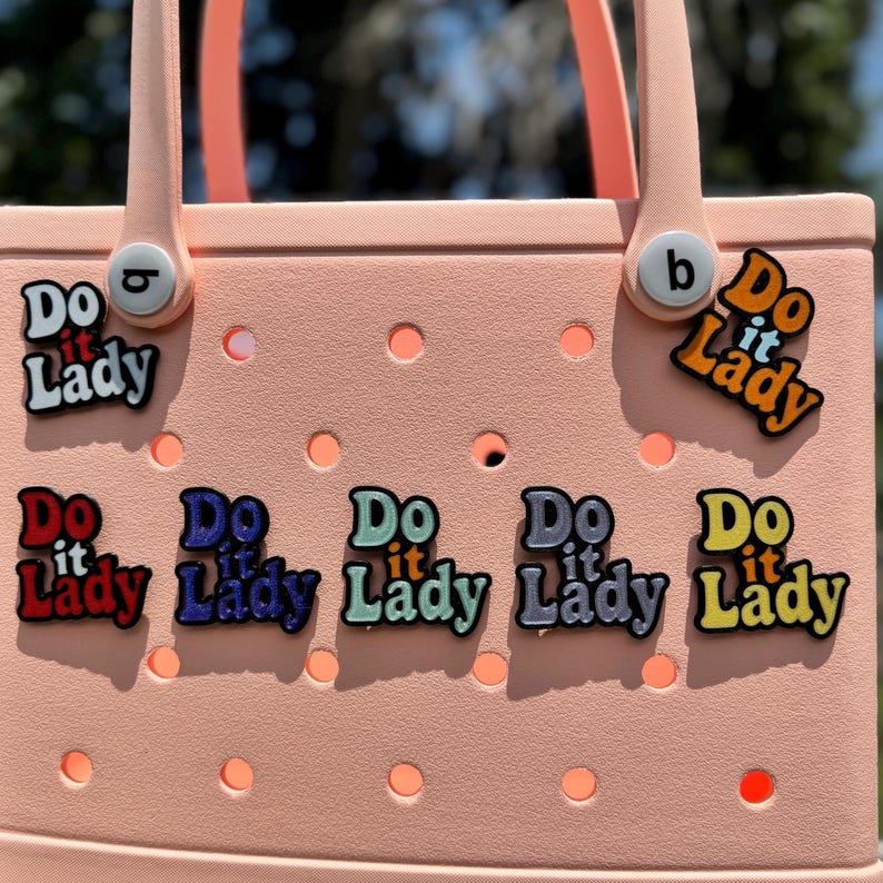 Do It Lady Bogg Bag, Gogo Tote Charm: Tiktok Trend Bag Flair - Viral ...