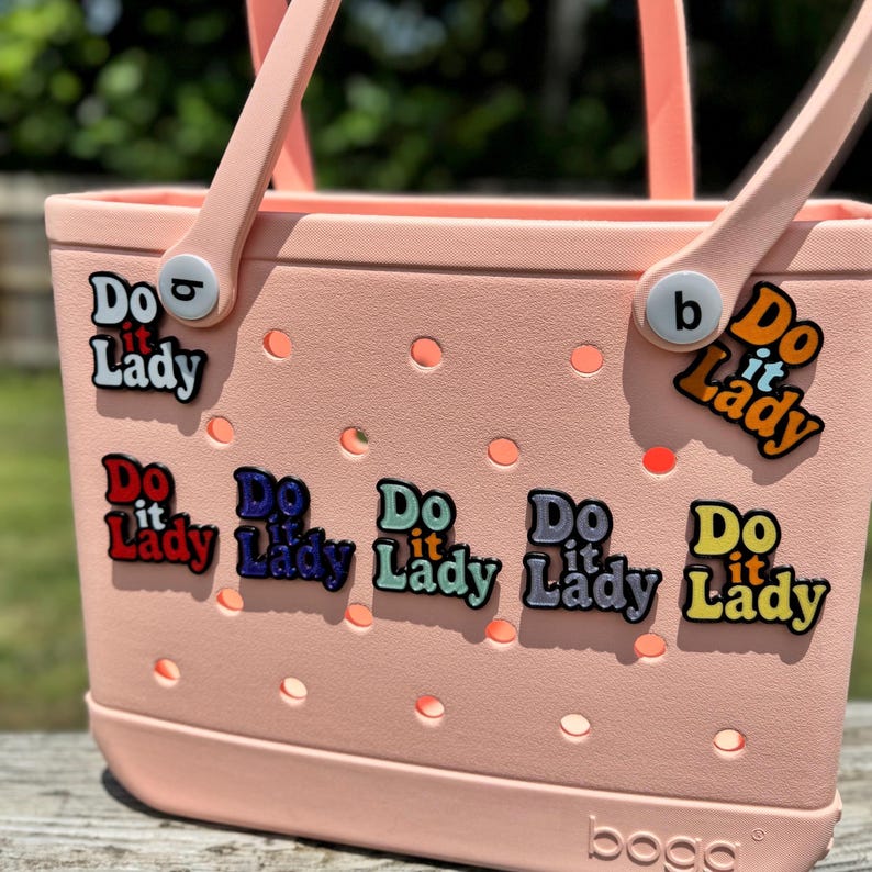 Do It Lady Bogg Bag, Gogo Tote Charm: Tiktok Trend Bag Flair - Viral ...