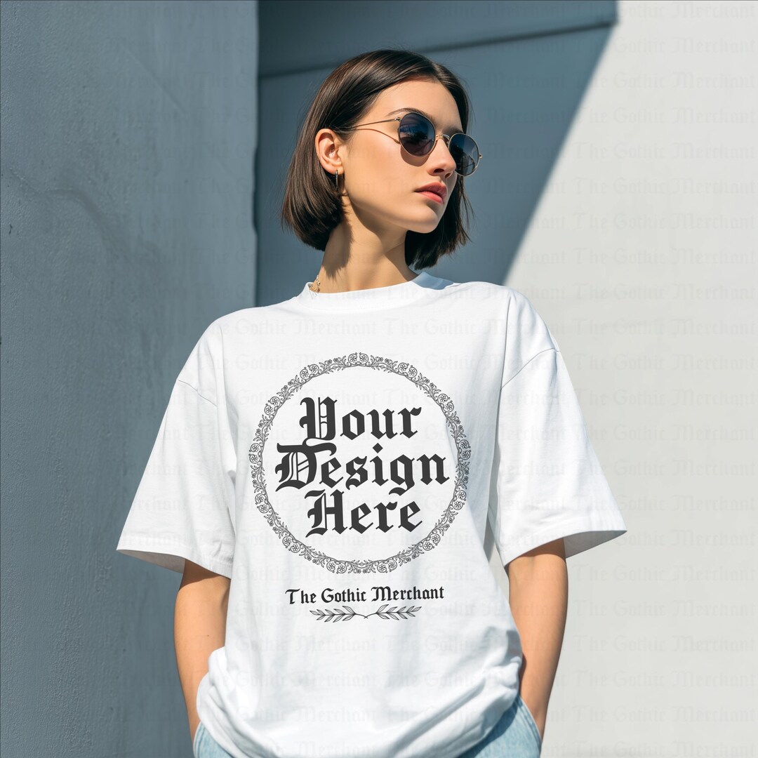 AS Colour 5080 Oversize T-shirt Mockup: Alternative Model (PNG Digital ...